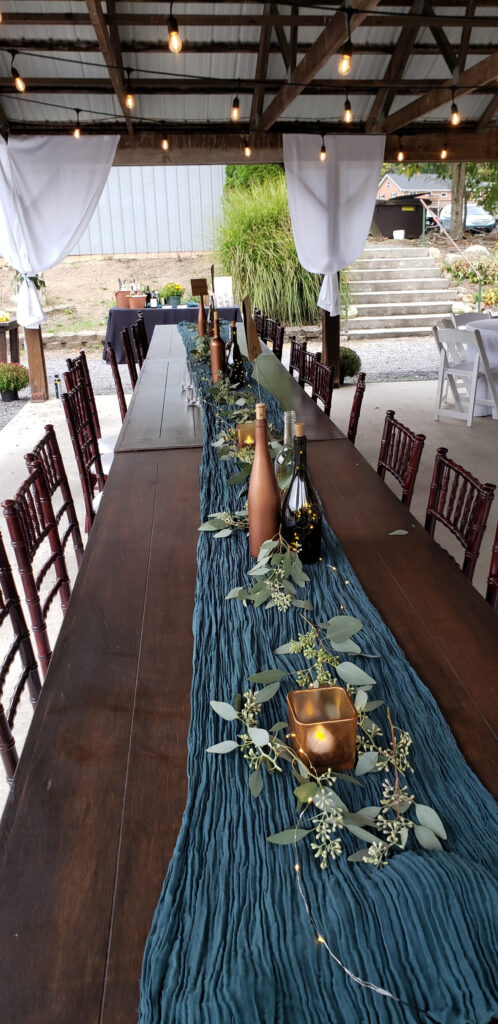 Farmhouse Table Rentals - A to Z Event Rentals, LLC.
