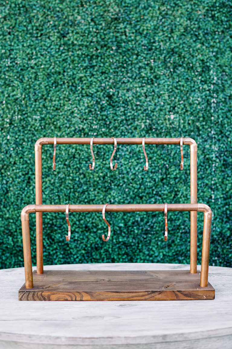 Copper Pretzel Display - A to Z Event Rentals, LLC.