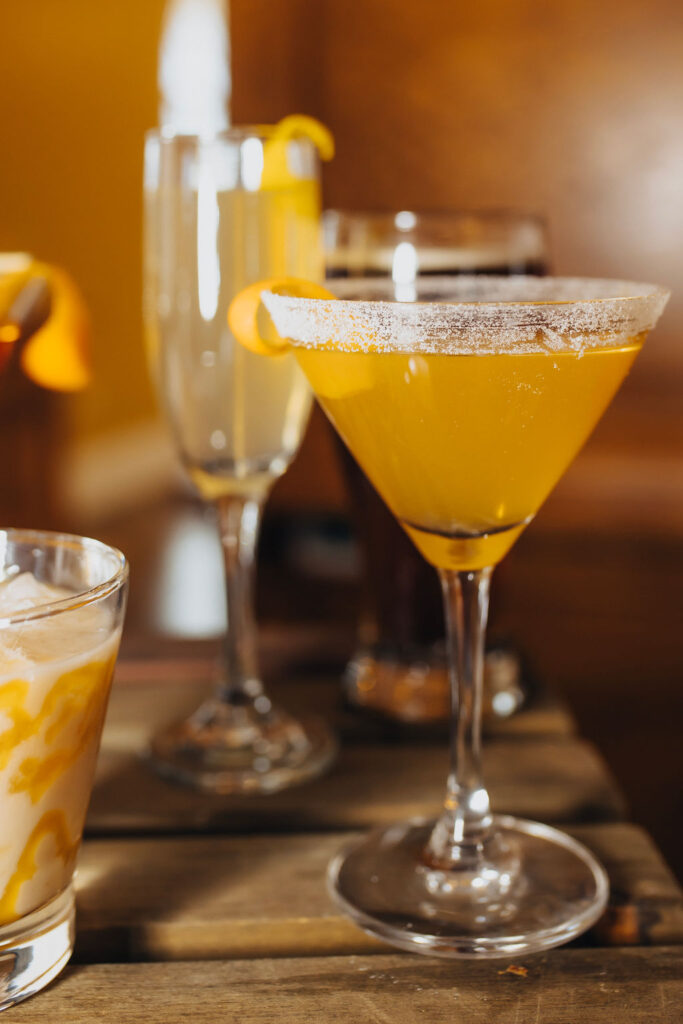 Esme Amber Goblet Rentals - A to Z Event Rentals, LLC.