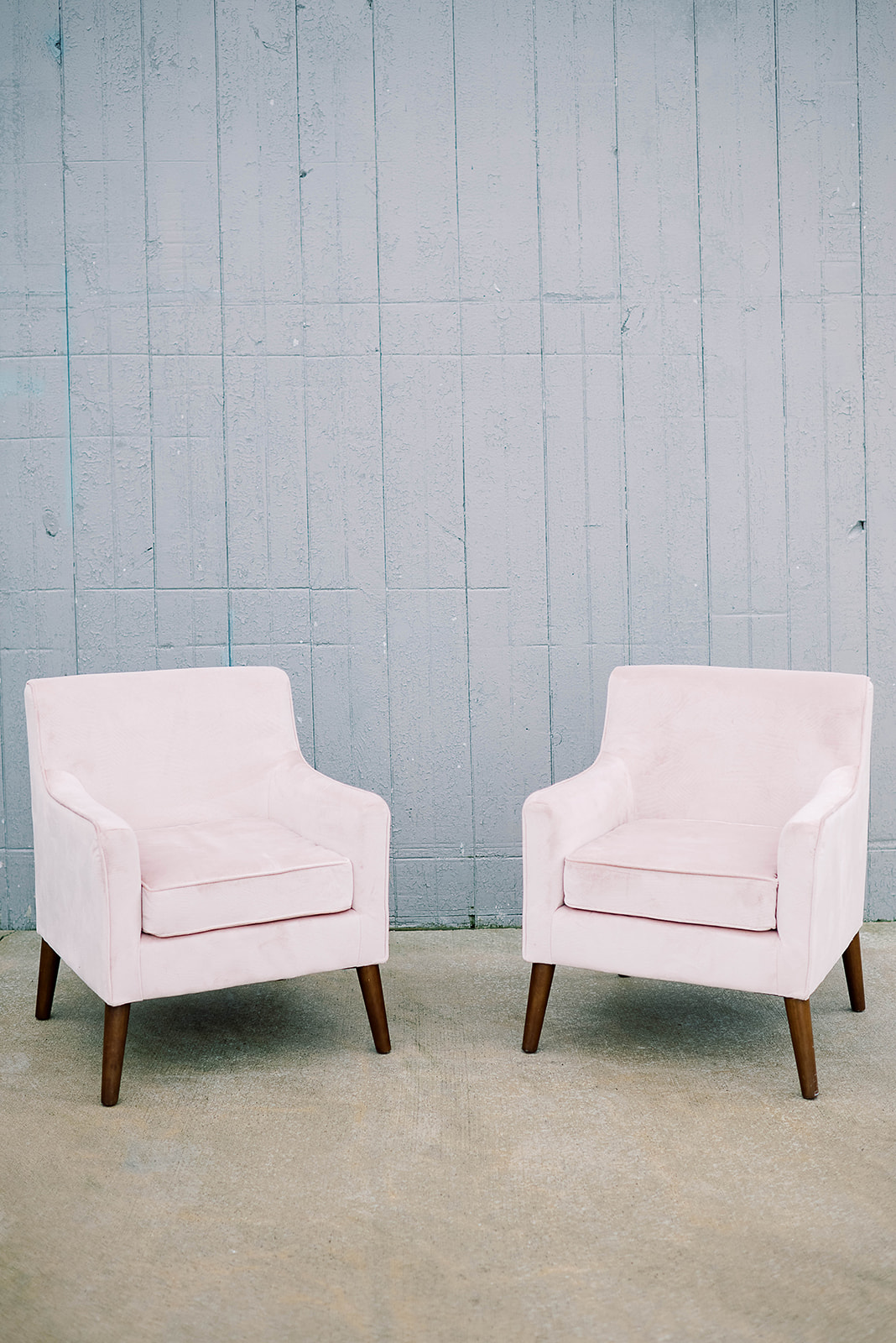 Rosé Blush Pink Accent Chair Rental - A to Z Event Rentals, LLC.
