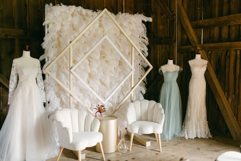 White Feather Backdrop Wall - A to Z Event Rentals, LLC.