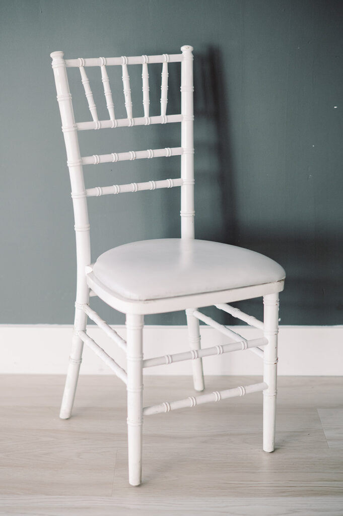 White Chiavari Chair Rental - A to Z Event Rentals, LLC.
