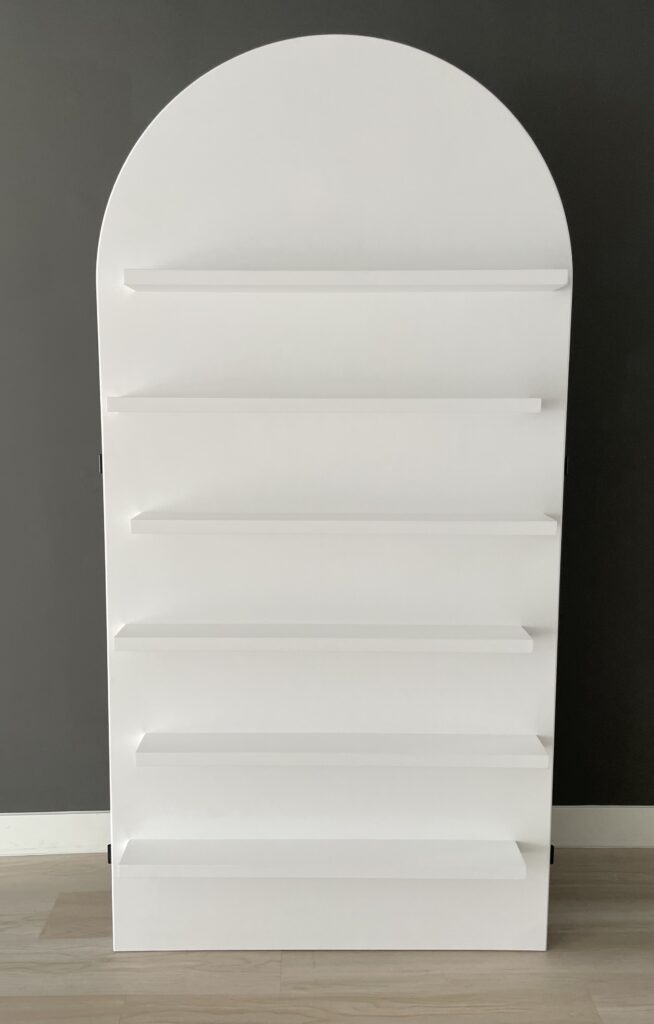 White Display Wall- Center Panel - A to Z Event Rentals, LLC.