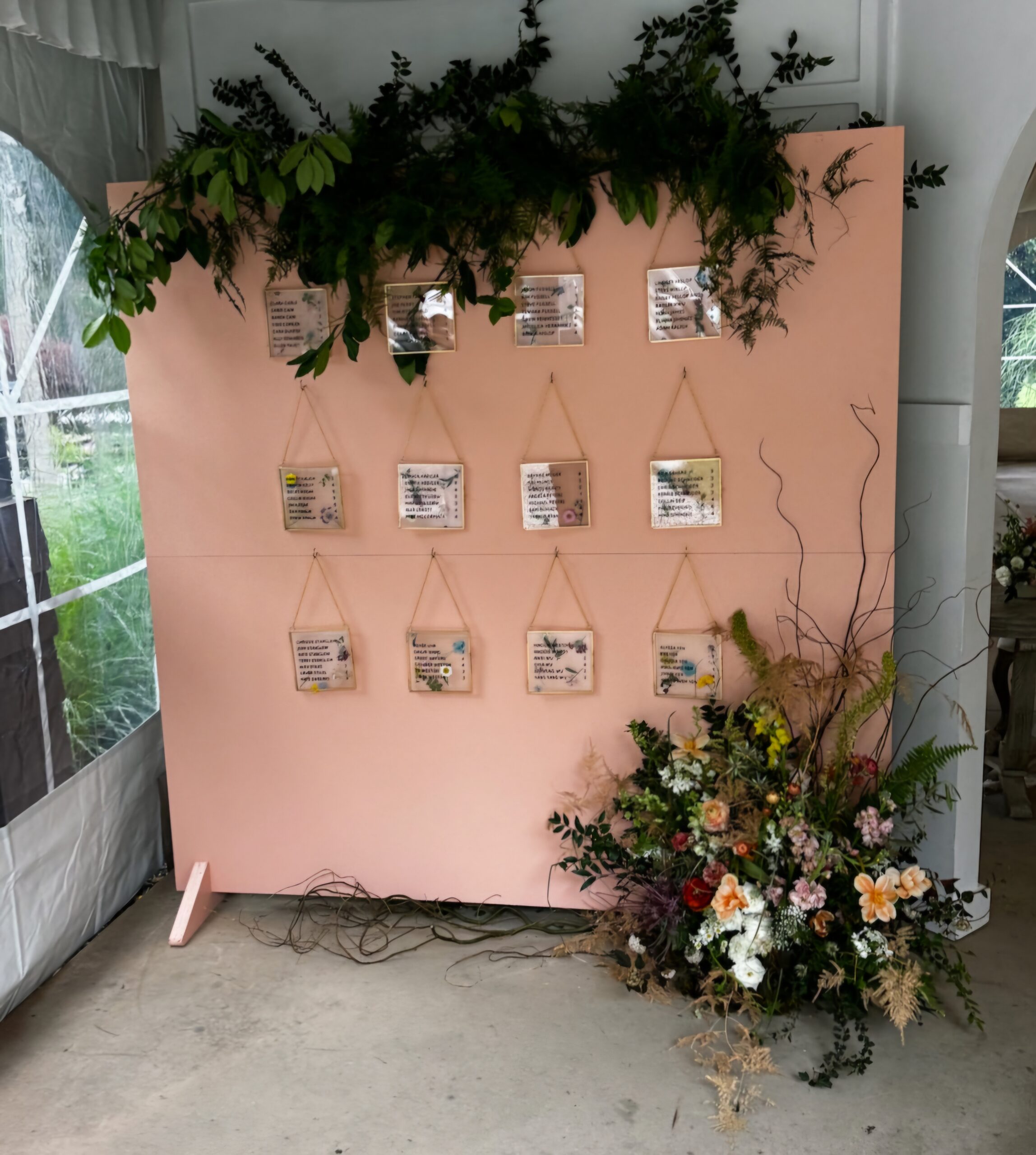 Hook Seating Chart Wall - A to Z Event Rentals, LLC.